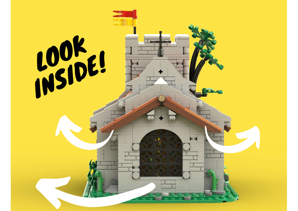 LEGO MOC Lion Knights' Church (fitting to 10305) by lux.bricks ...