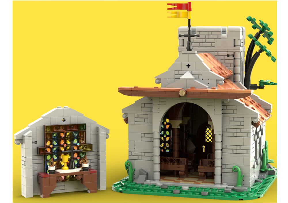 LEGO MOC Lion Knights' Church (fitting to 10305) by lux.bricks ...