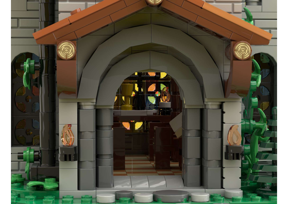 LEGO MOC Lion Knights' Church (fitting to 10305) by lux.bricks ...