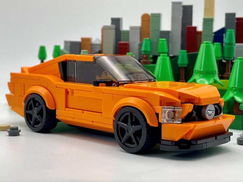 Lego Moc Built Tough Mustang 6th Gen By Ibrickeditup Rebrickable