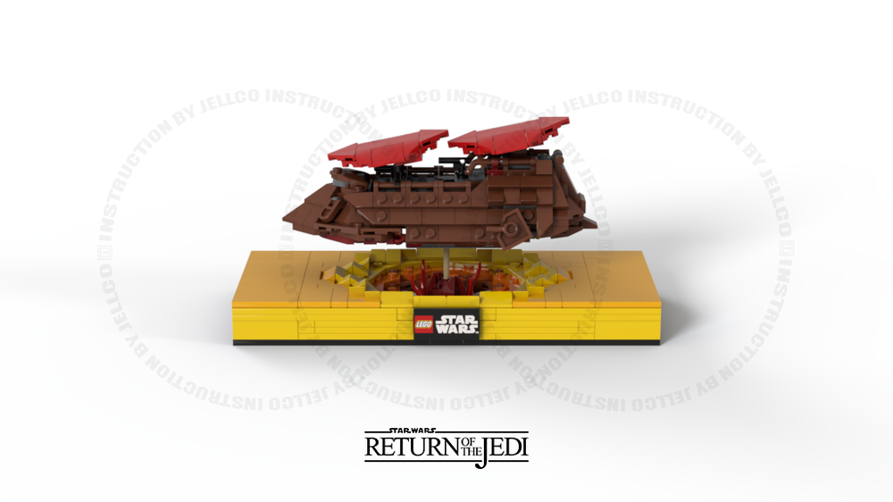 LEGO MOC Micro Diorama Sail barge & Sarlacc Desktop Edition by jellco ...