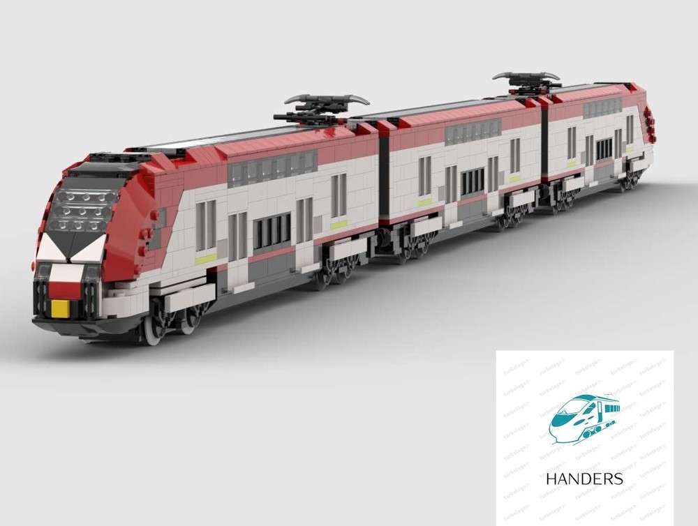 LEGO MOC US Regional Californian Train by Handers | Rebrickable - Build ...