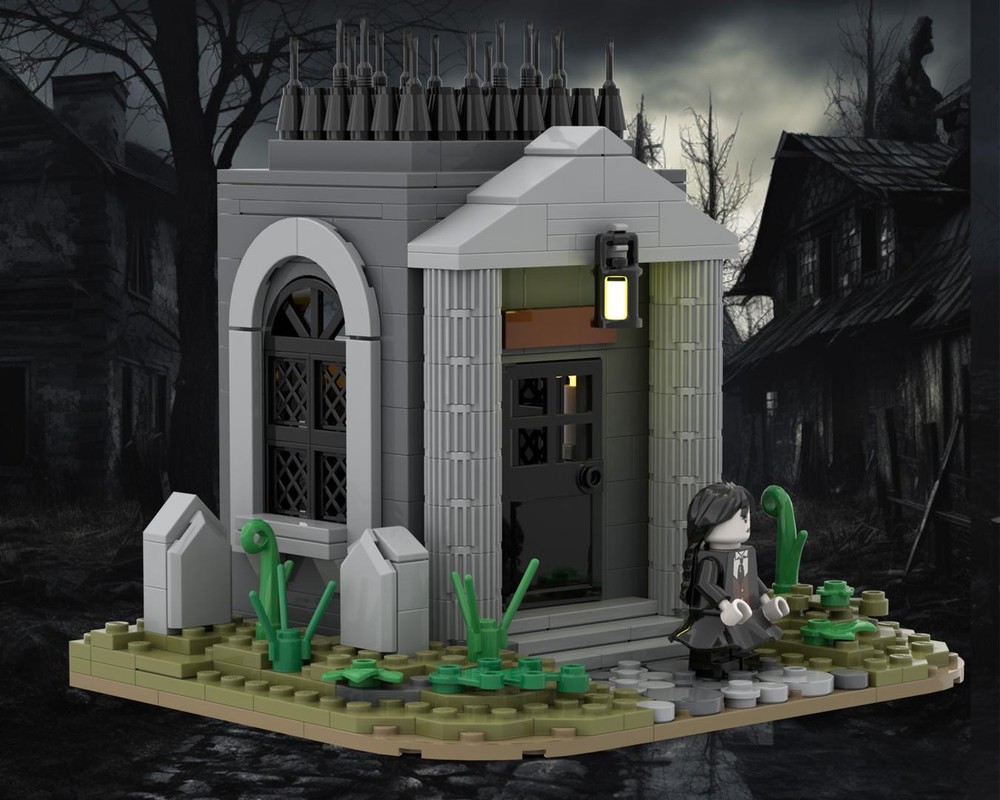 LEGO MOC The Crypt Wednesday Addams family by Bullbrick_store ...