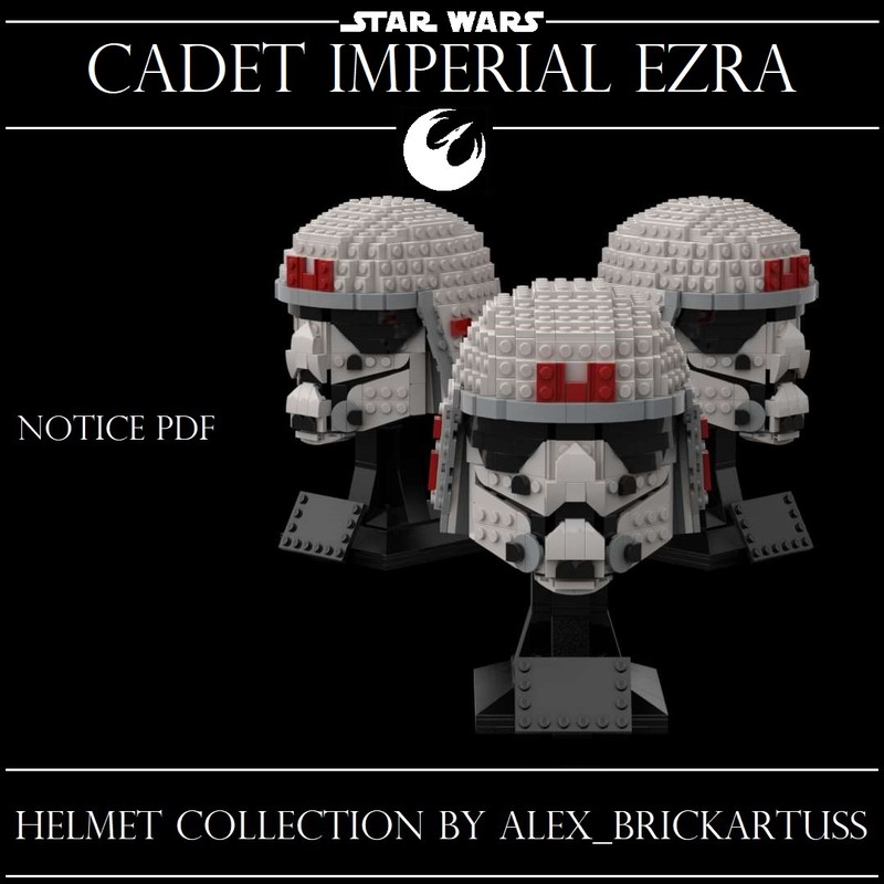 LEGO MOC Helmet cadet imperial Ezra by Alex_BricKartuss | Rebrickable ...
