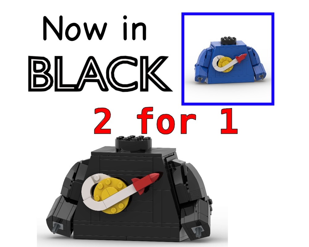 LEGO MOC Up-Scaled LEGO Spaceman Torso and modified arms by ZTBricks ...