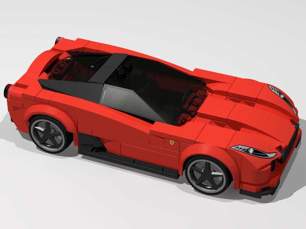 Lego Moc Ferrari 599 Xx Gto By Deconsnowman Rebrickable Build With Lego