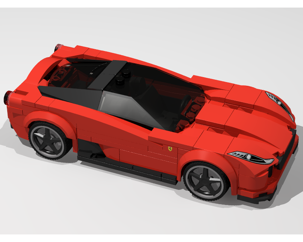 LEGO MOC Ferrari 599 XX GTO by deconsnowman | Rebrickable - Build with LEGO
