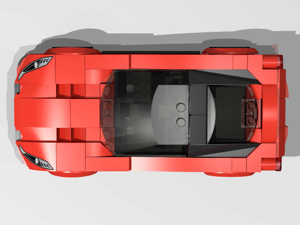 Lego Moc Ferrari 599 Xx Gto By Deconsnowman Rebrickable Build With Lego