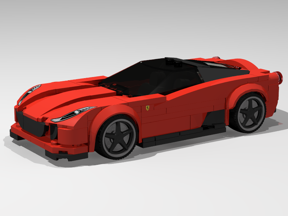 LEGO MOC Ferrari 599 XX GTO by deconsnowman | Rebrickable - Build with LEGO