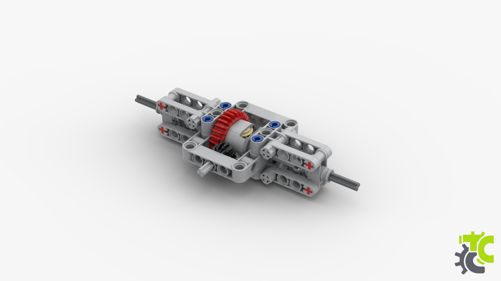 LEGO MOC Simple Rear Axle (T-0004) by Tritras-Creations | Rebrickable ...