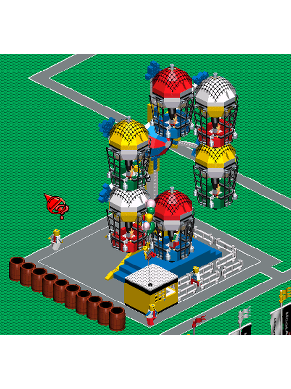 LEGO MOC LEGOLAND Game Balloonz Ride by Legodudelol9a | Rebrickable ...