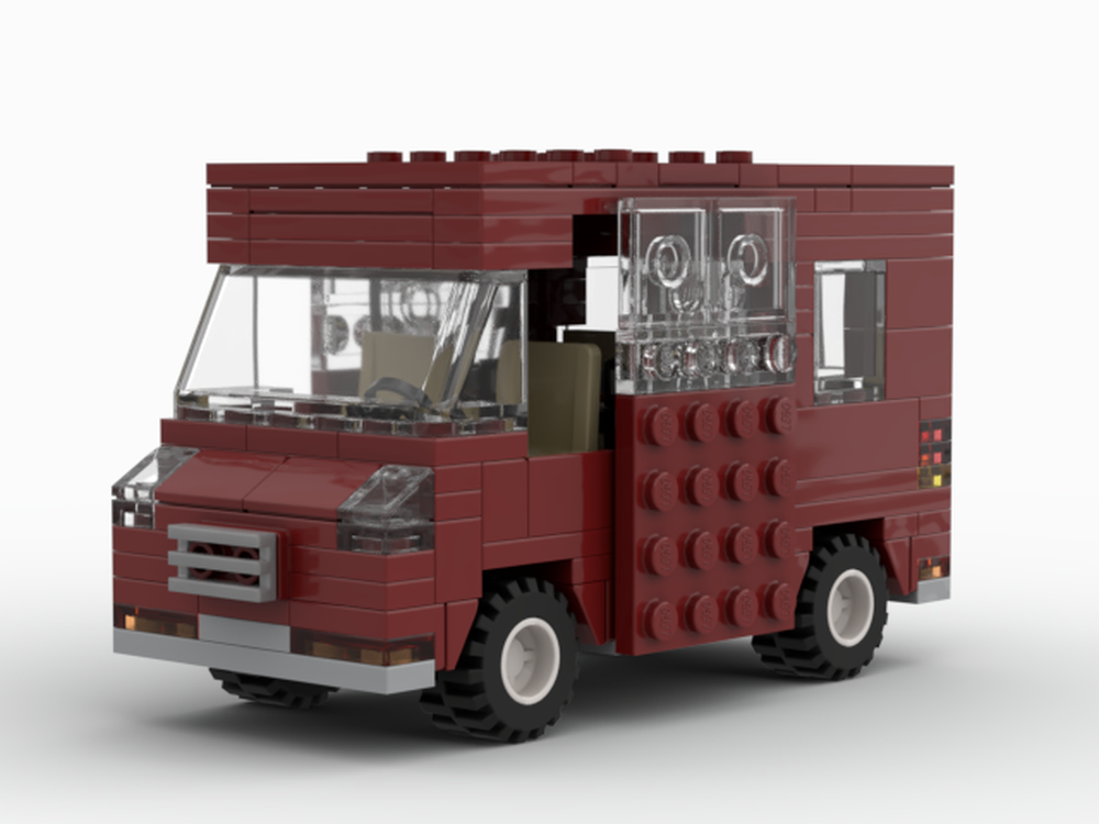 LEGO MOC LEGO Dark Red Passenger Van (1980's) by LEGOgamer117 ...