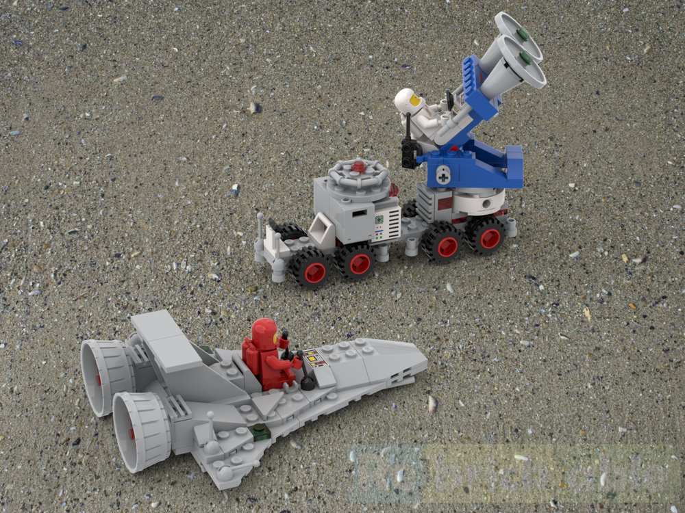 Lego Moc Galaxy Lambda I And Ii From 3x 10497 Galaxy Explorer By