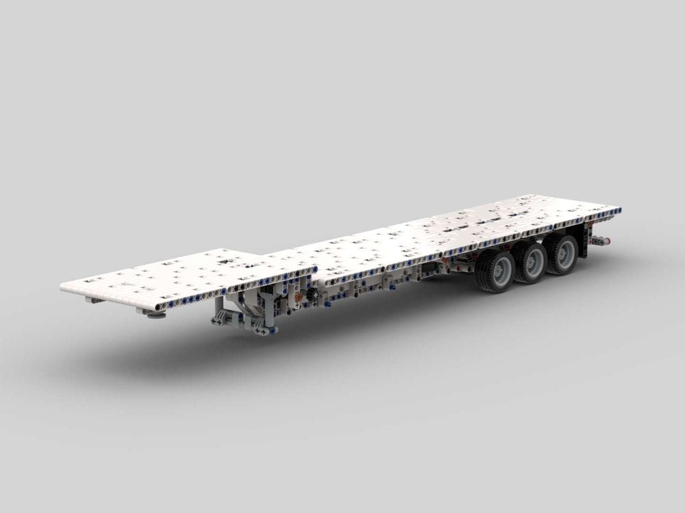 LEGO MOC Step deck semi trailer by Bortnick | Rebrickable - Build with LEGO