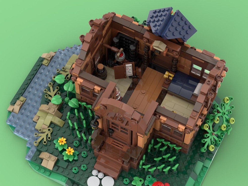 Lego Moc Creek Hut 21318 Tree House Alternative Build By Pl Mocs