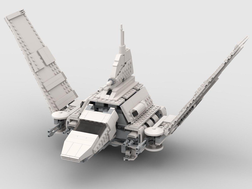 LEGO MOC Mu-2 long range shuttle by Fabian2 | Rebrickable - Build with LEGO