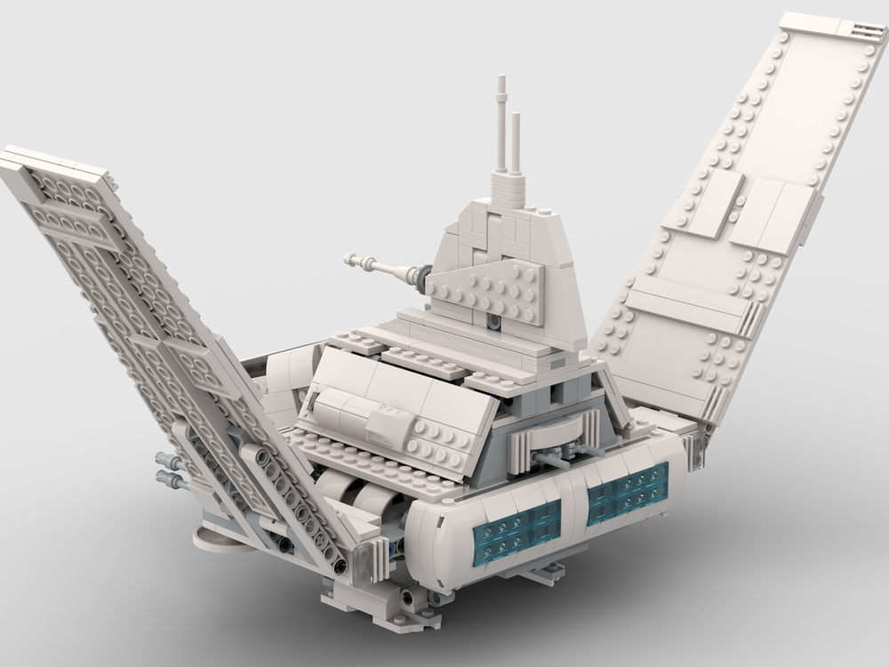 LEGO MOC-154067 Mu-2 long range shuttle by Fabian2 | Rebrickable ...