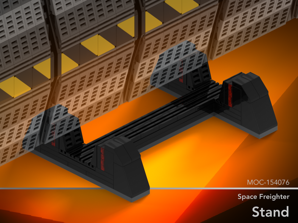 LEGO MOC Space Freighter Theta Stand by brampf | Rebrickable - Build ...