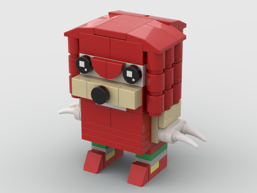 LEGO MOC Knuckles the echidna by bloooop | Rebrickable - Build with LEGO