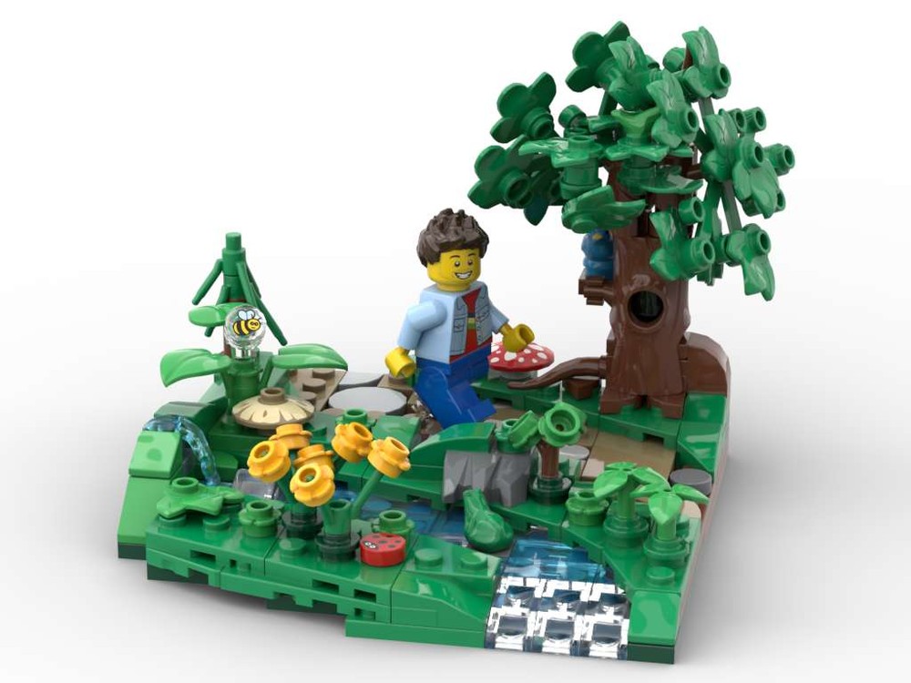 LEGO MOC Vignette: Walking in the Woods by Chricki | Rebrickable ...