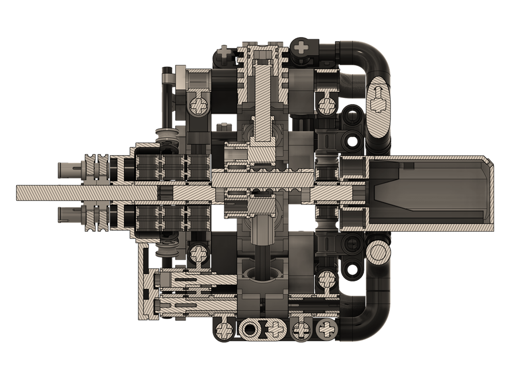 LEGO MOC 7 Cylinder Radial Engine by WPNGLS | Rebrickable - Build with LEGO