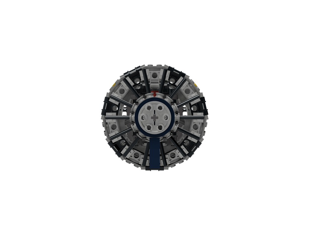 LEGO MOC 7 Cylinder Radial Engine by WPNGLS | Rebrickable - Build with LEGO