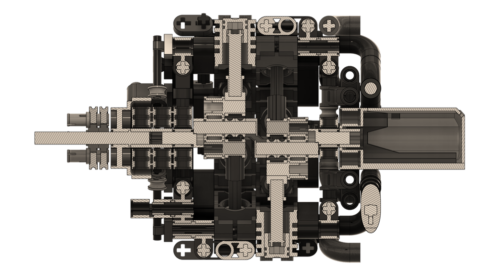 LEGO MOC 14 Cylinder Radial Engine by WPNGLS | Rebrickable - Build with ...