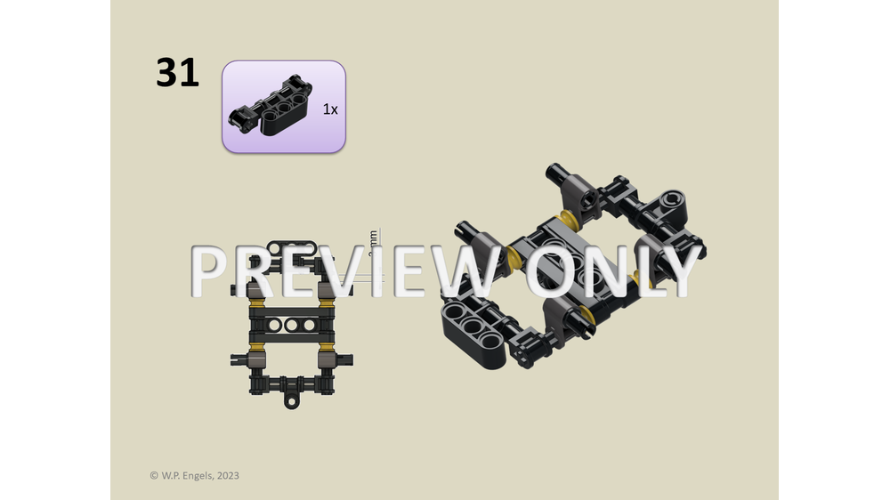 LEGO MOC 14 Cylinder Radial Engine by WPNGLS | Rebrickable - Build with ...