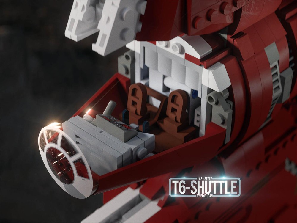 Lego Moc Pixel Dans T6 Shuttle Uccs Style With Stand By Pixel Dan