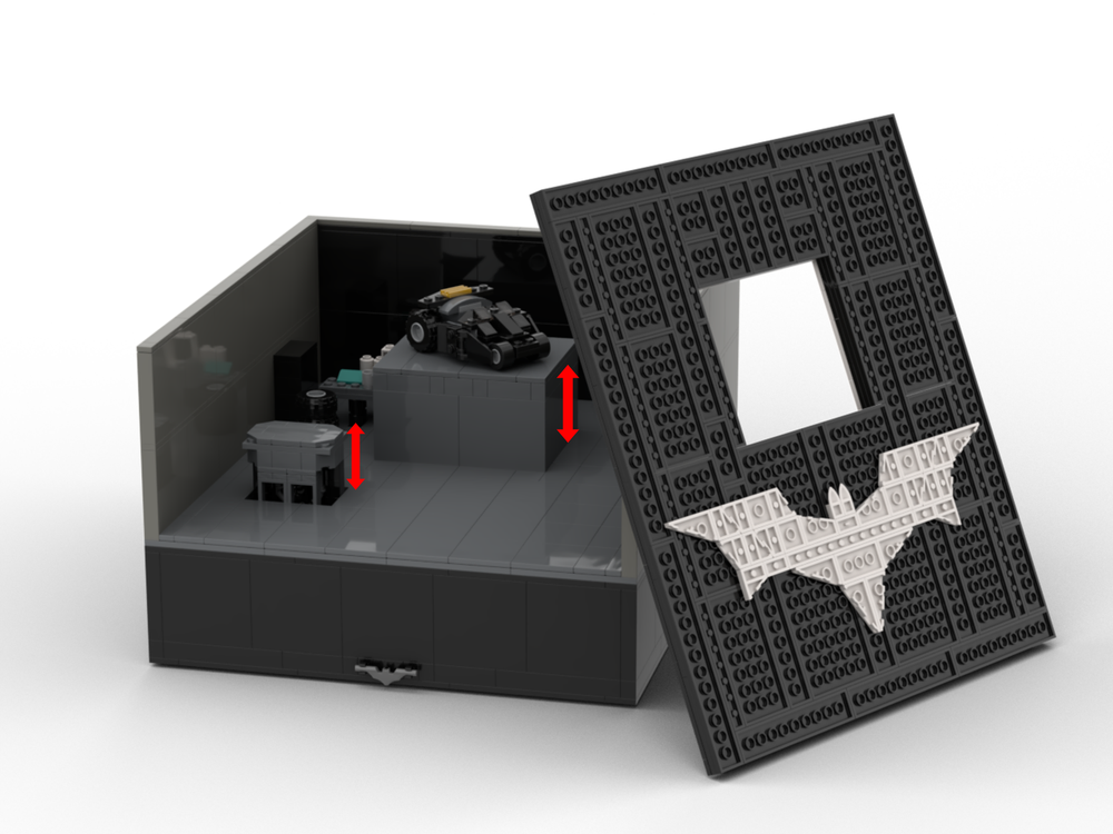 LEGO MOC (Batcave) The Dark knight Basement by FOR THE REPUBLIC ...
