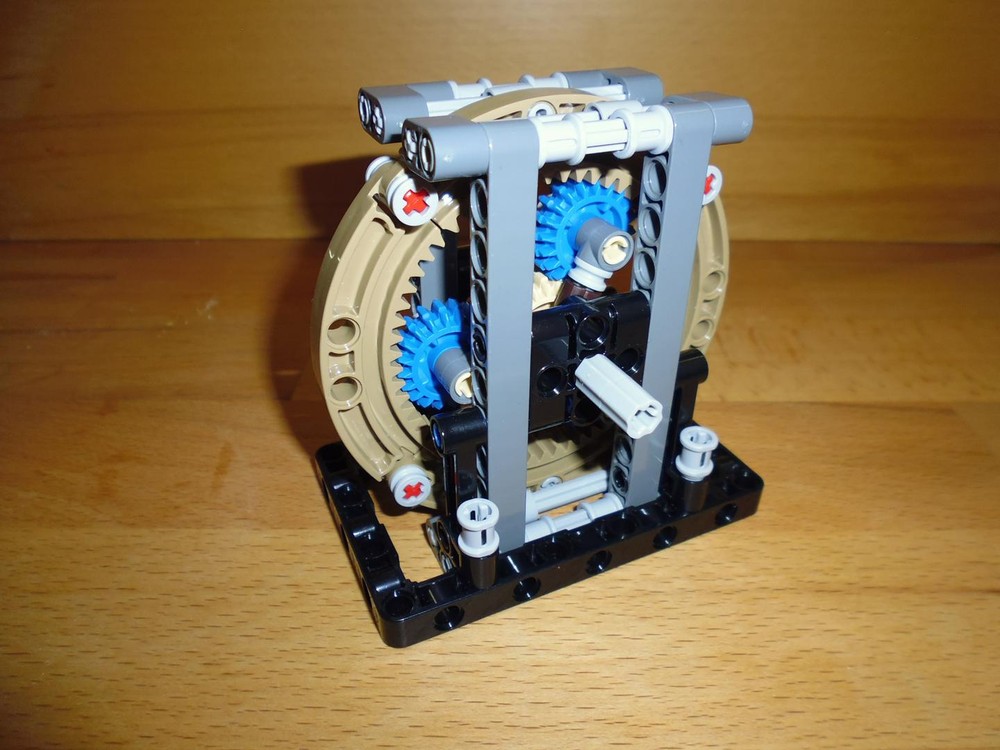 LEGO MOC Blue Planetary Gear Set by Stef234 | Rebrickable - Build with LEGO