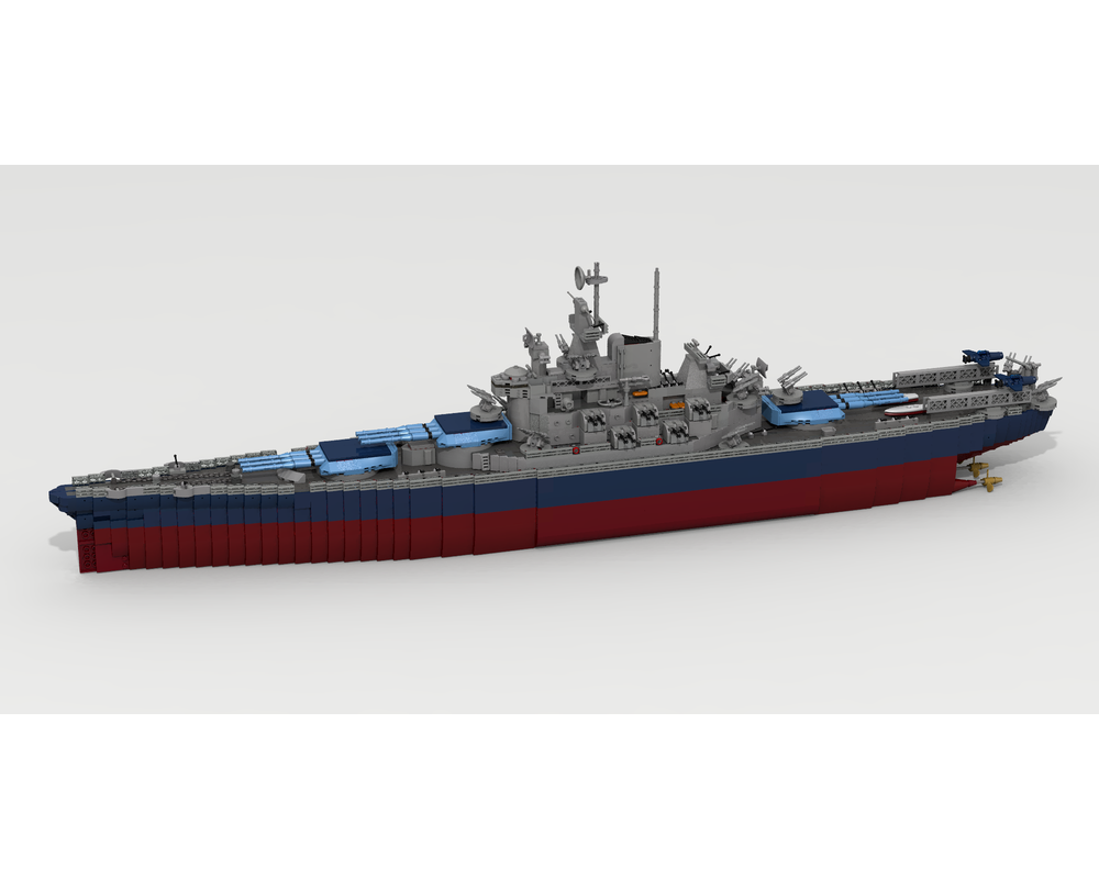LEGO MOC USS Alabama (BB-60) by Resqusto | Rebrickable - Build with LEGO