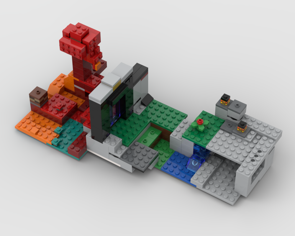 Lego Moc Portal 21172 Alternative By Alexgam Rebrickable Build