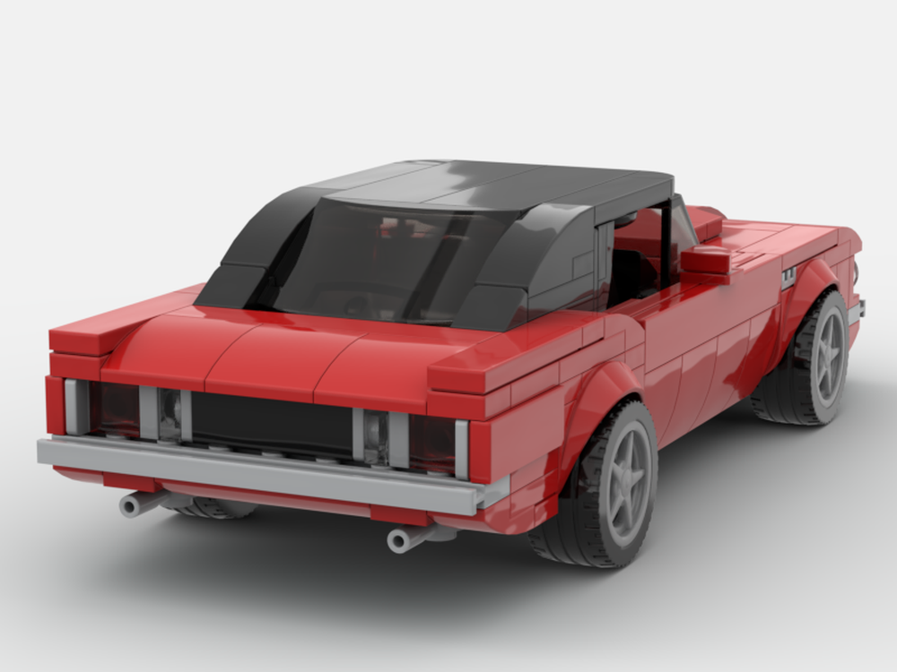 Lego Moc 1971 Plymouth Barracuda 440 By Kinetickit Rebrickable