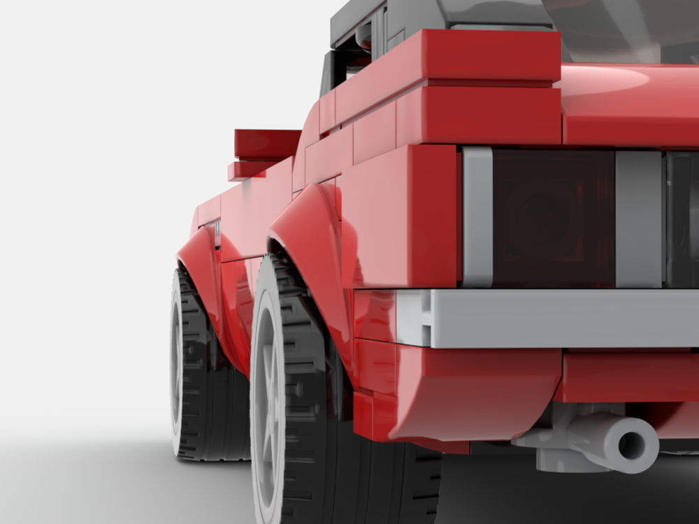 Lego Moc 1971 Plymouth Barracuda 440 By Kinetickit Rebrickable
