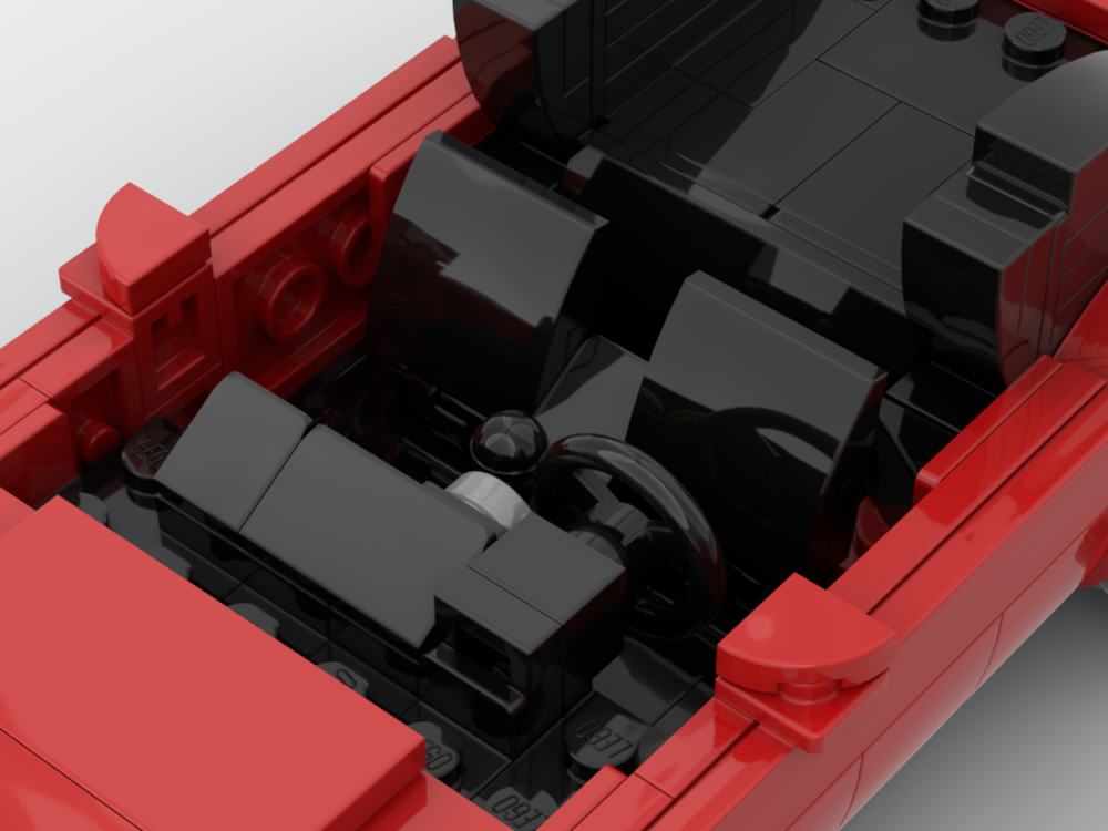 Lego Moc 1971 Plymouth Barracuda 440 By Kinetickit Rebrickable