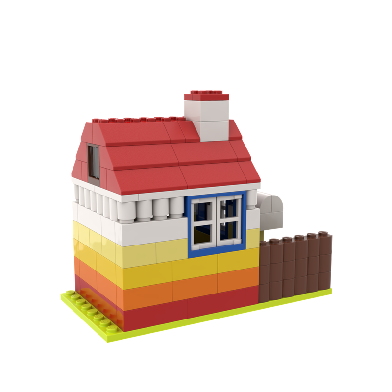 LEGO MOC 11005: Classic House by BrickAlchemist | Rebrickable - Build ...