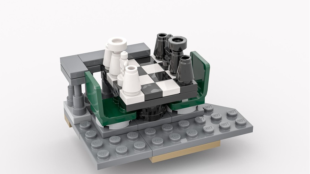LEGO MOC Slytherin Common Room and Dorm by Butterhead | Rebrickable ...
