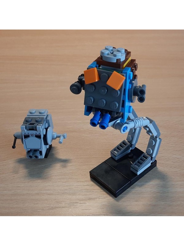 LEGO MOC Star Wars Mini Imperial All Terrain Scott Transport (AT-ST) by ...