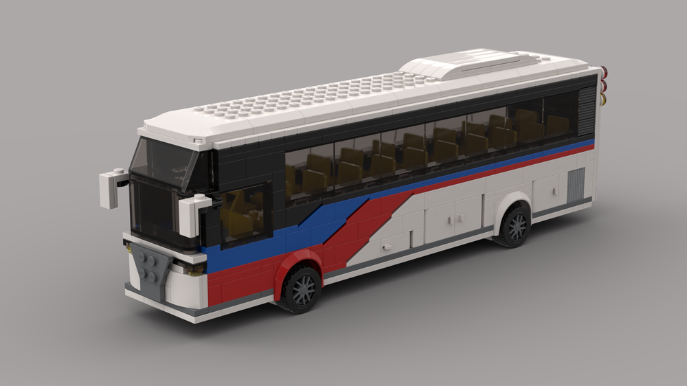 LEGO MOC Coach Bus - 02 by Yanix | Rebrickable - Build with LEGO