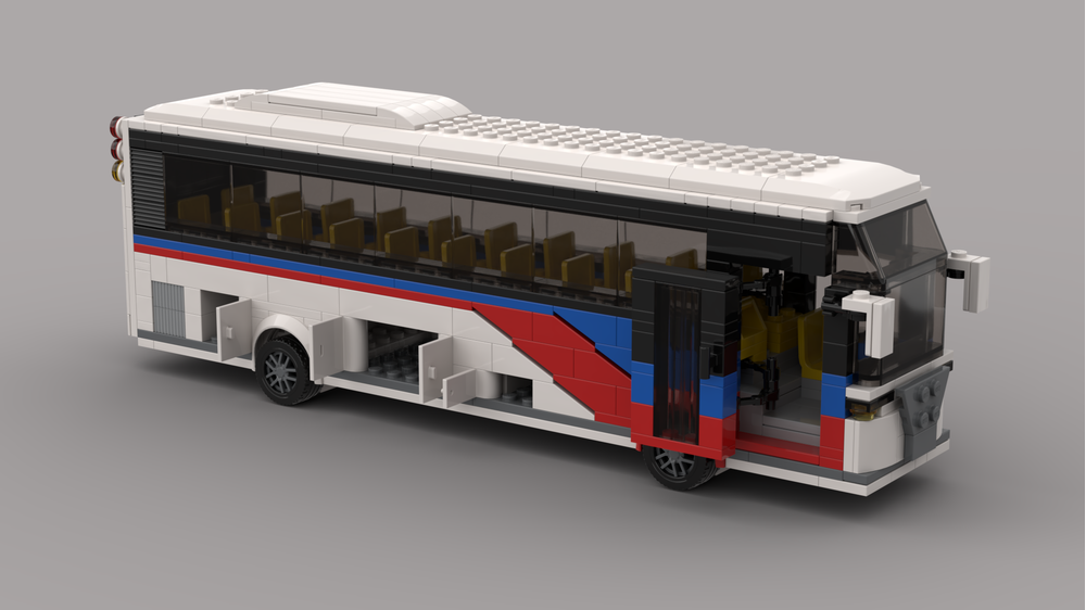 LEGO MOC Coach Bus - 02 by Yanix | Rebrickable - Build with LEGO