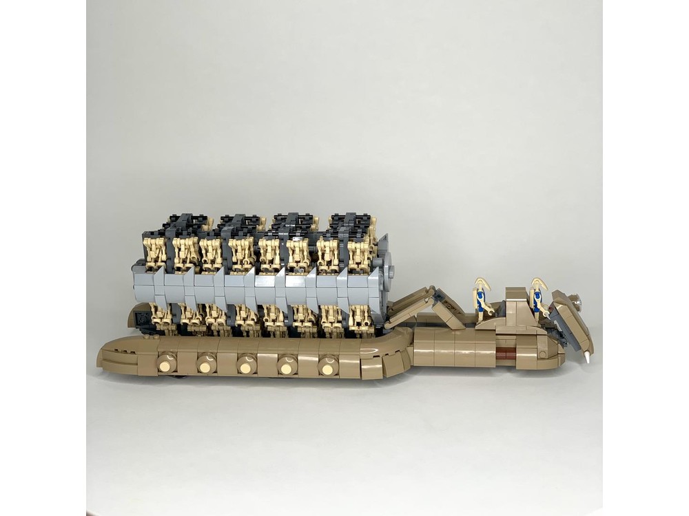 Lego Moc Ucs Platoon Attack Craft With Droid Rack By Theminikitguy