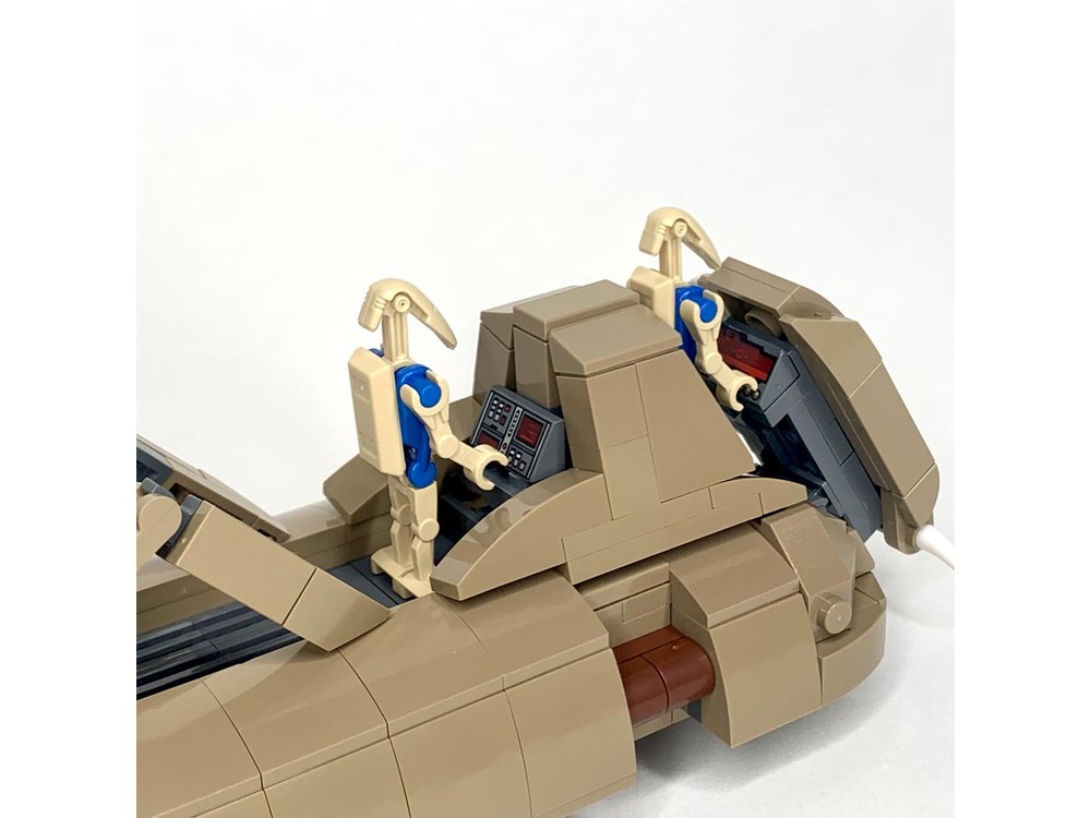 Lego Moc Ucs Platoon Attack Craft With Droid Rack By Theminikitguy
