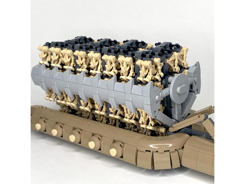 Lego Moc Ucs Platoon Attack Craft With Droid Rack By Theminikitguy