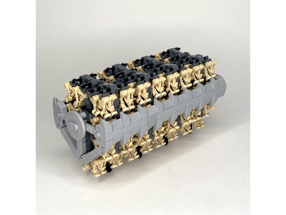 Lego Moc Ucs Platoon Attack Craft With Droid Rack By Theminikitguy