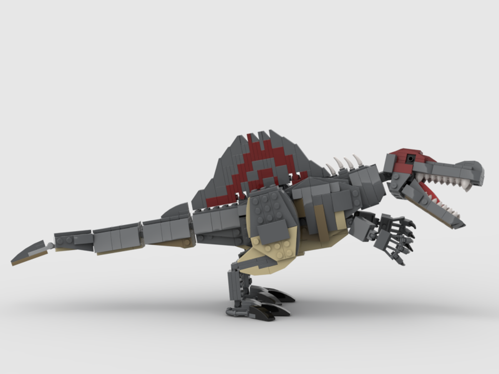LEGO MOC Spinosaurus Minifigure Scale by Astro2022 | Rebrickable ...