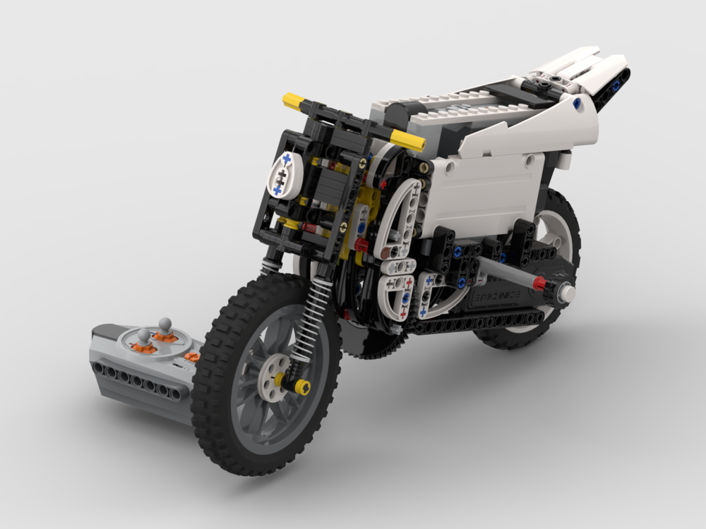 Lego Moc Rc Motorcycle By Brickbiker Rebrickable Build With Lego