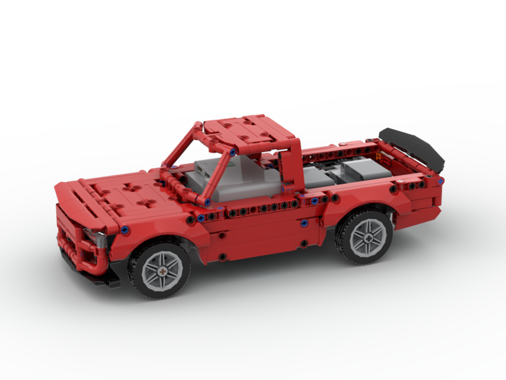 LEGO MOC Small Racing pickup by Y.B_MOCs | Rebrickable - Build with LEGO