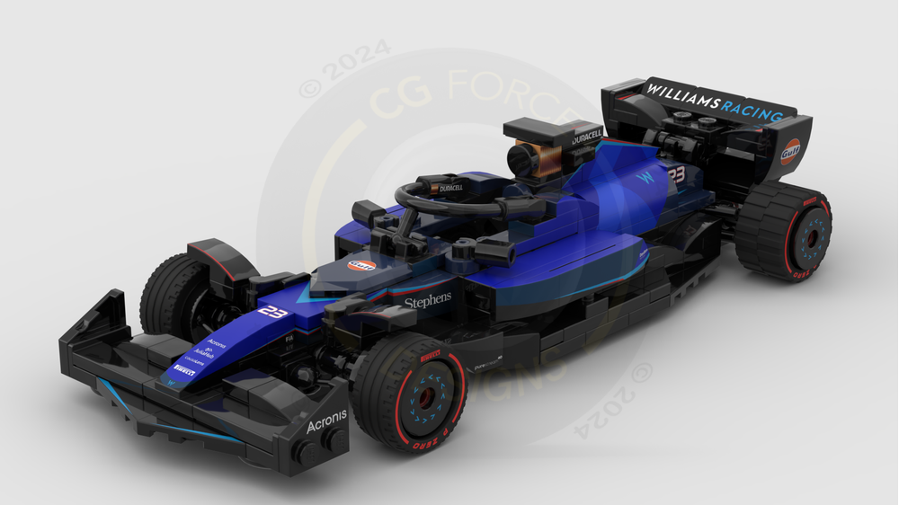 Lego Moc F1 Williams Fw 45 By Cgforcedesigns Rebrickable Build With
