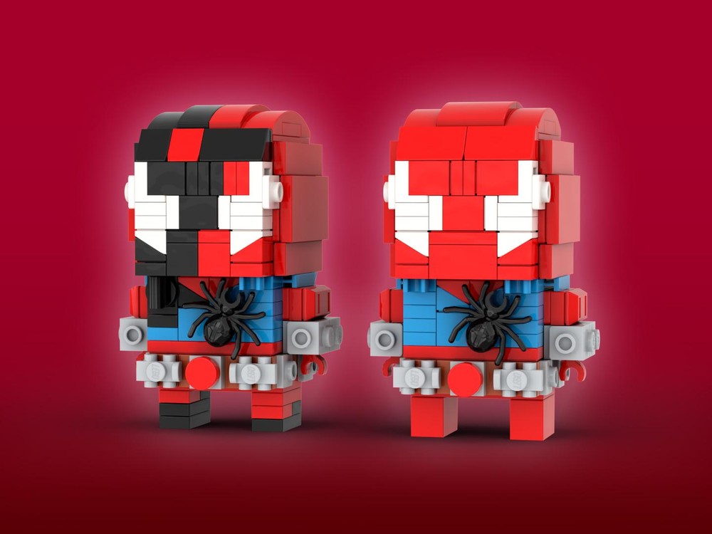 LEGO MOC Scarlet Spider Brickheadz LEGO MOC - Spider-Man: Across The ...